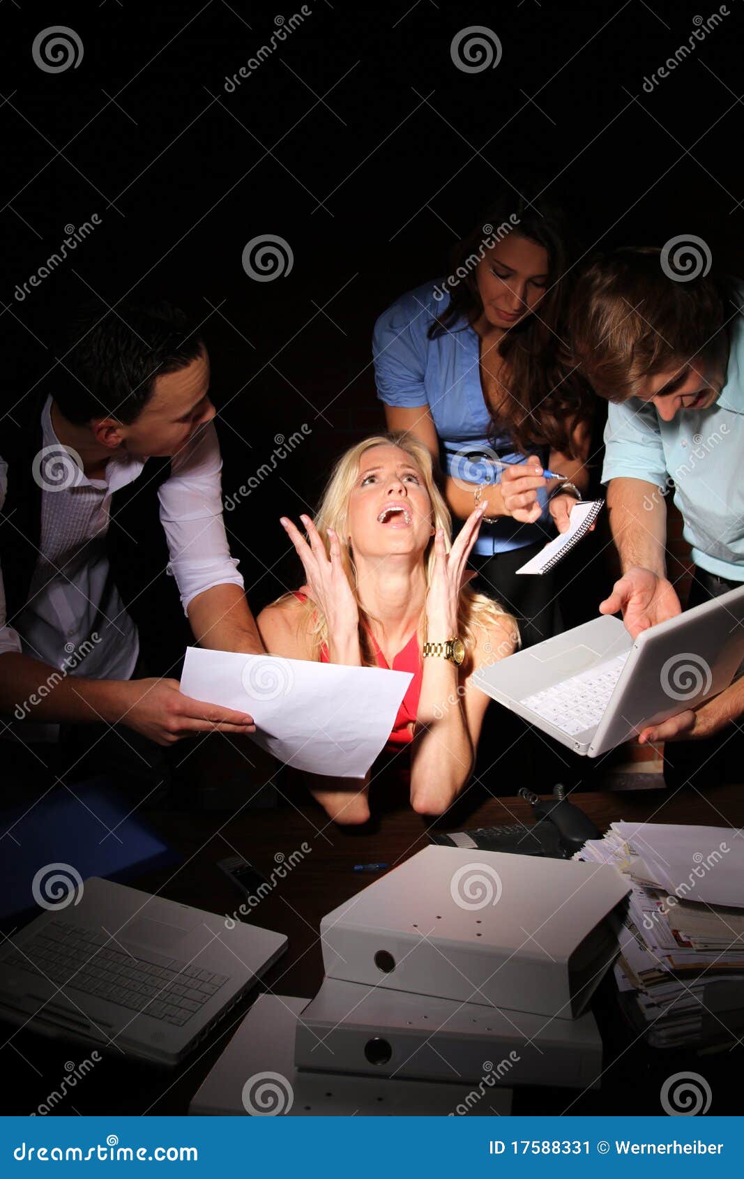 Overwhelmed stock image. Image of success, beautiful - 17588331