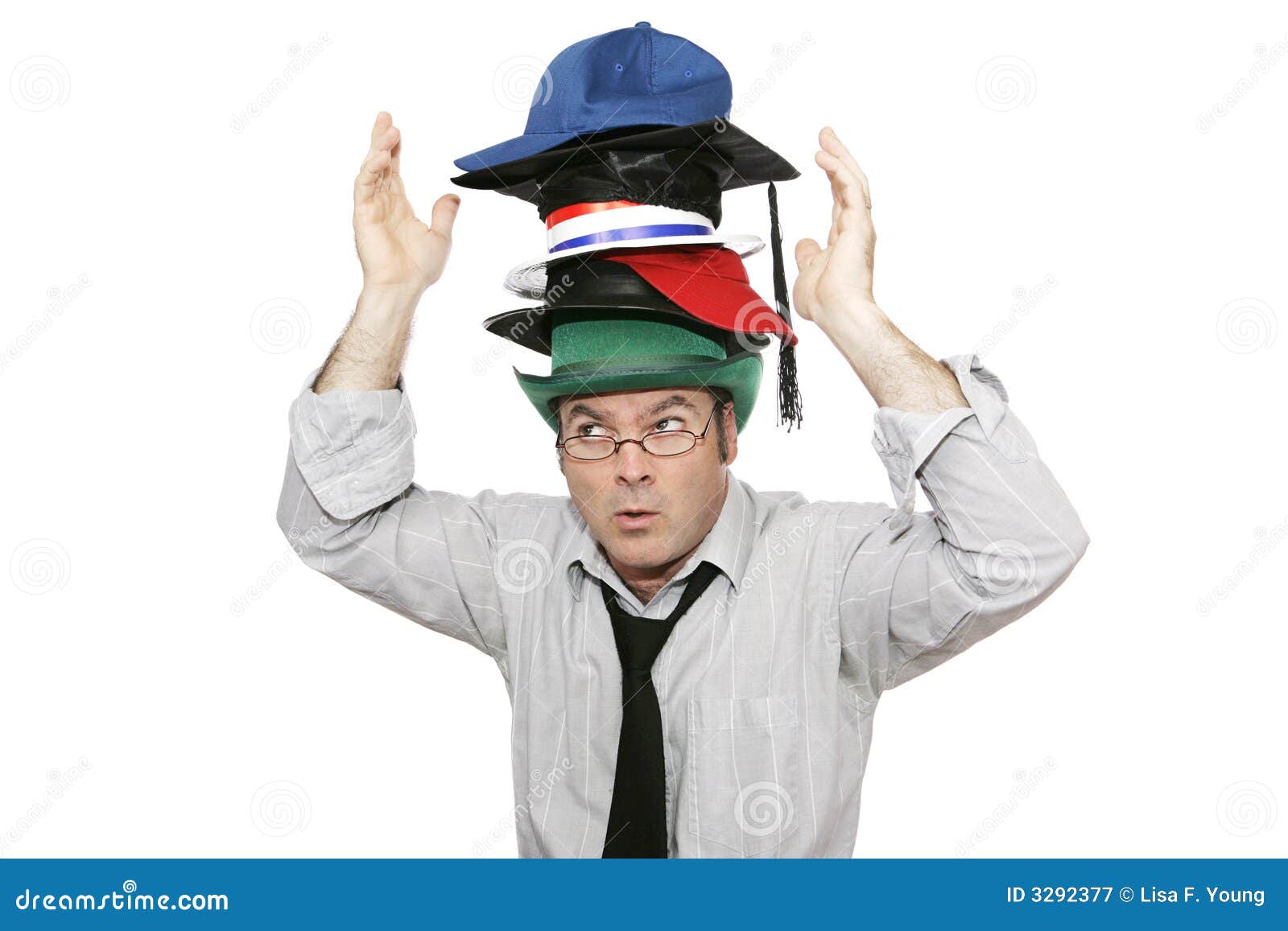 Overwhelmed stock image. Image of discouraged, humor, college - 3292377