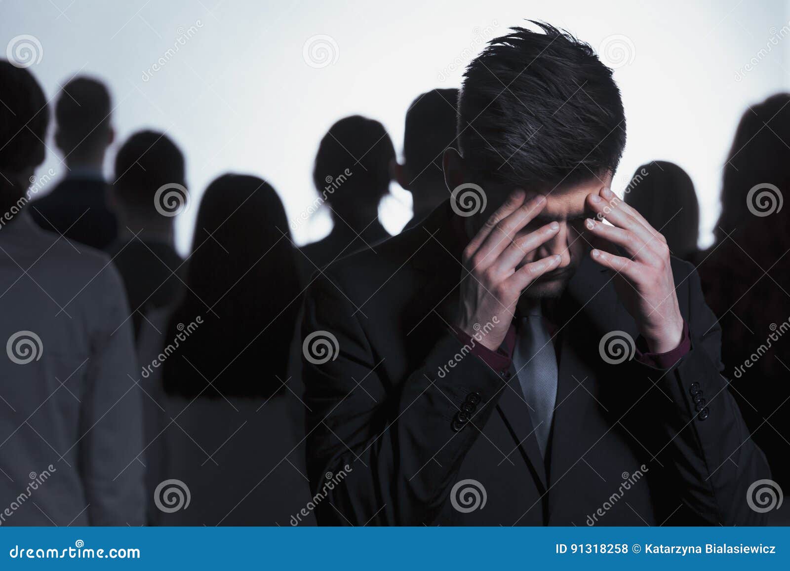 Against The Crowd 1 Royalty-Free Stock Image | CartoonDealer.com #8242942