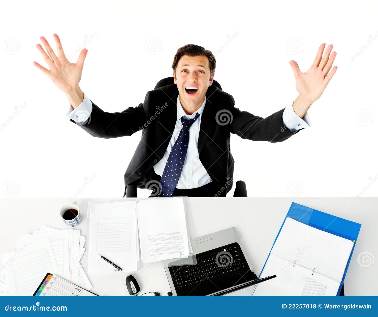 Overwhelmed office worker stock photo. Image of pressure - 22257018