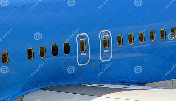 Overwing emergency exits stock photo. Image of emergency - 11338646