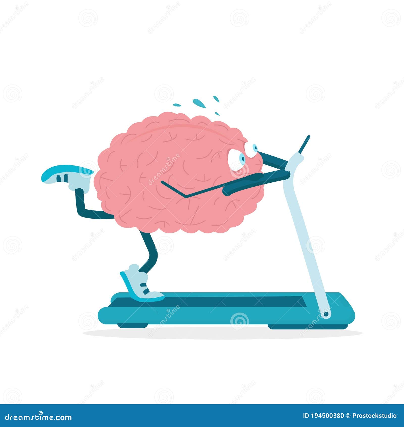 Overworked Brain Boils With Fatigue And Discontent. The Brain Releases ...