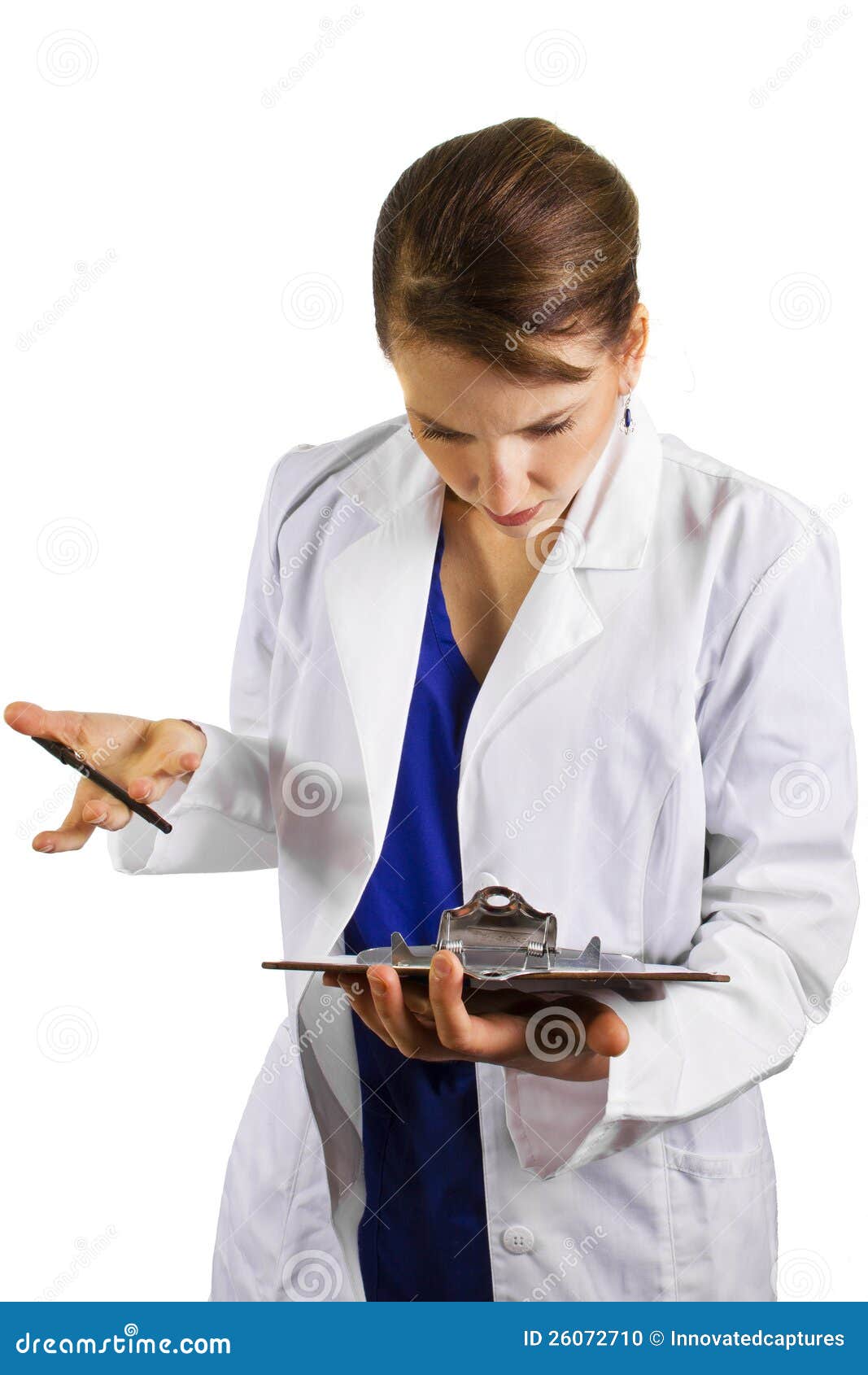 Overworked Doctor/Nurse stock photo. Image of frustration - 26072710