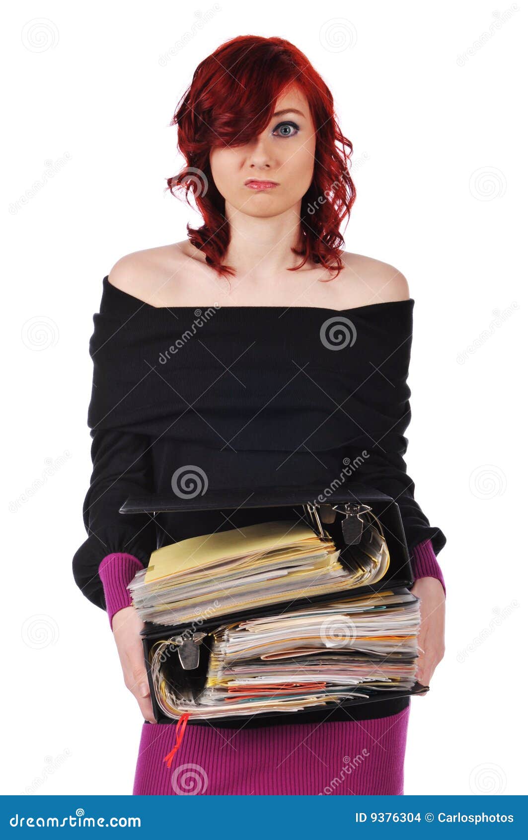 Overworked office worker stock photo. Image of impossible - 9376304