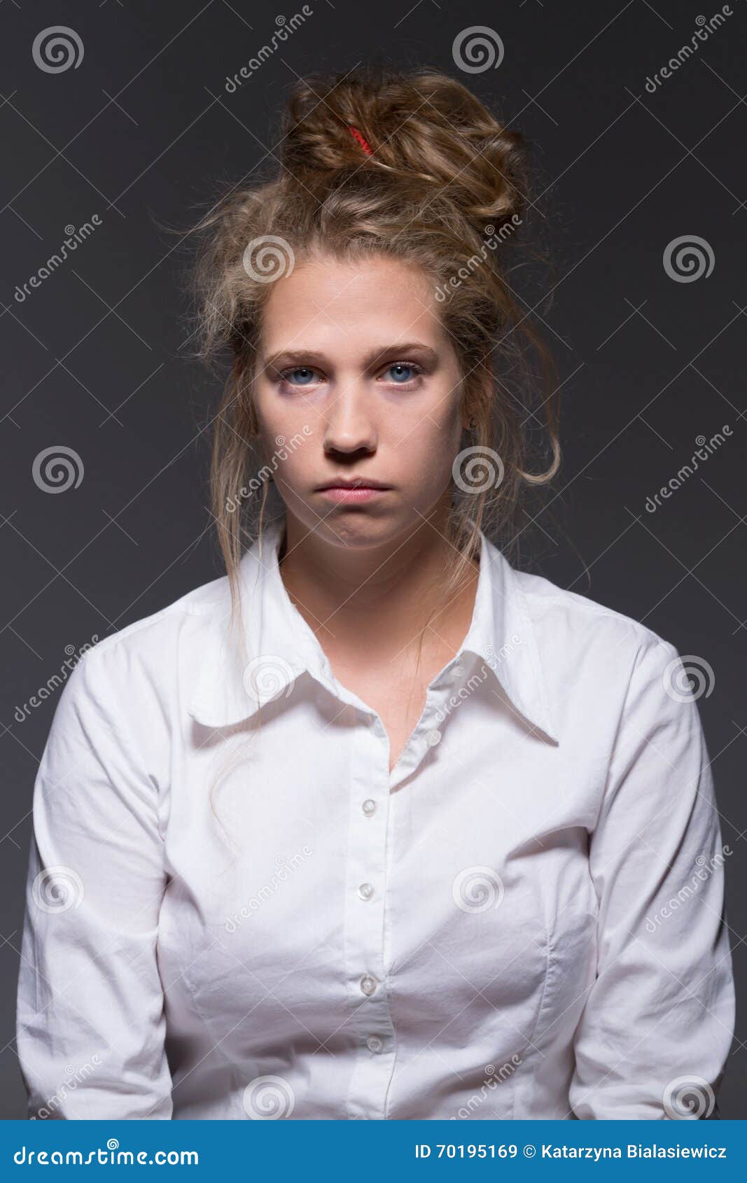 Overworked Office Worker Burning Out Stock Image - Image of depression ...