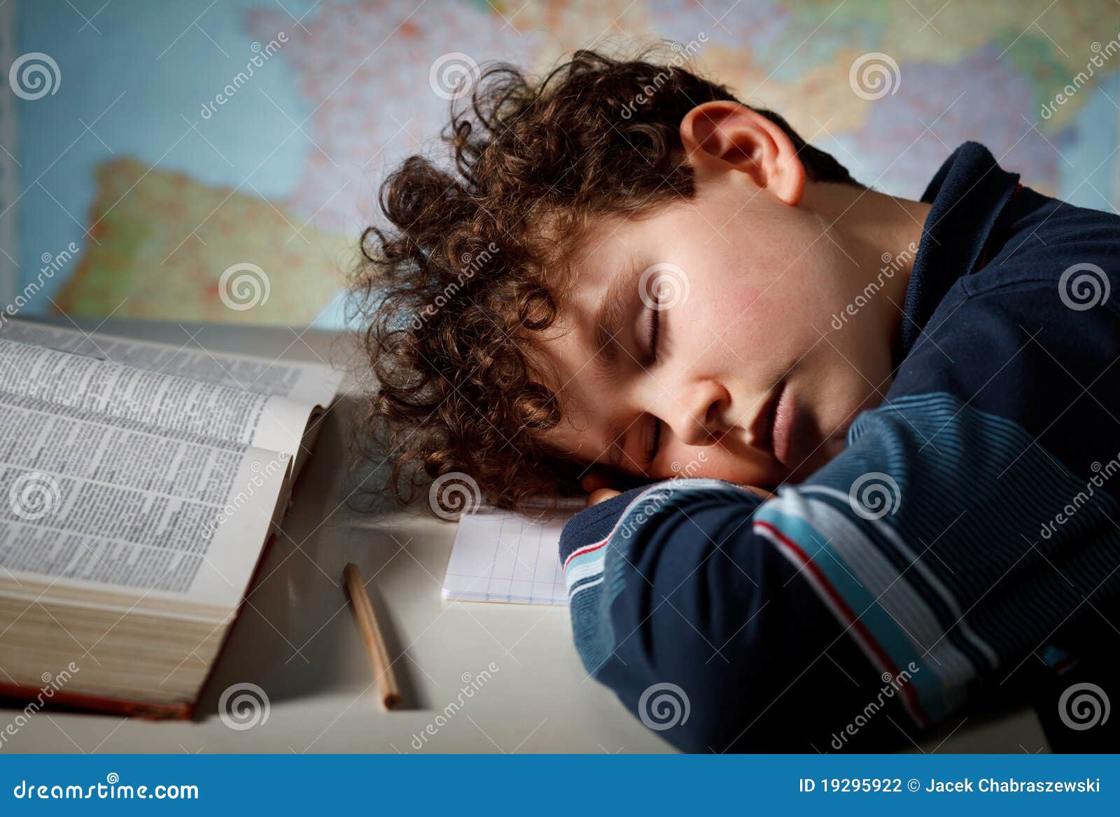 Overworked student stock photo. Image of class, education - 19295922