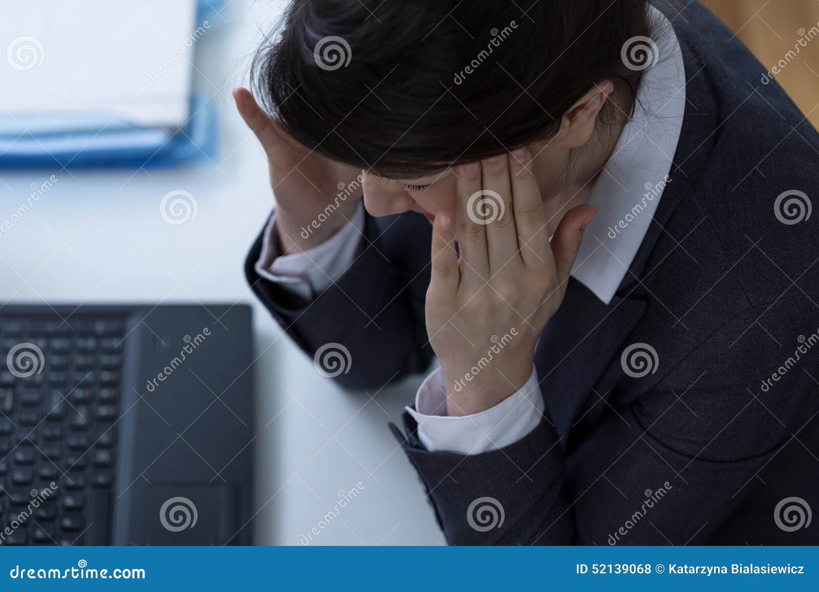 Overworked White-collar Worker Stock Photo - Image of clerk ...