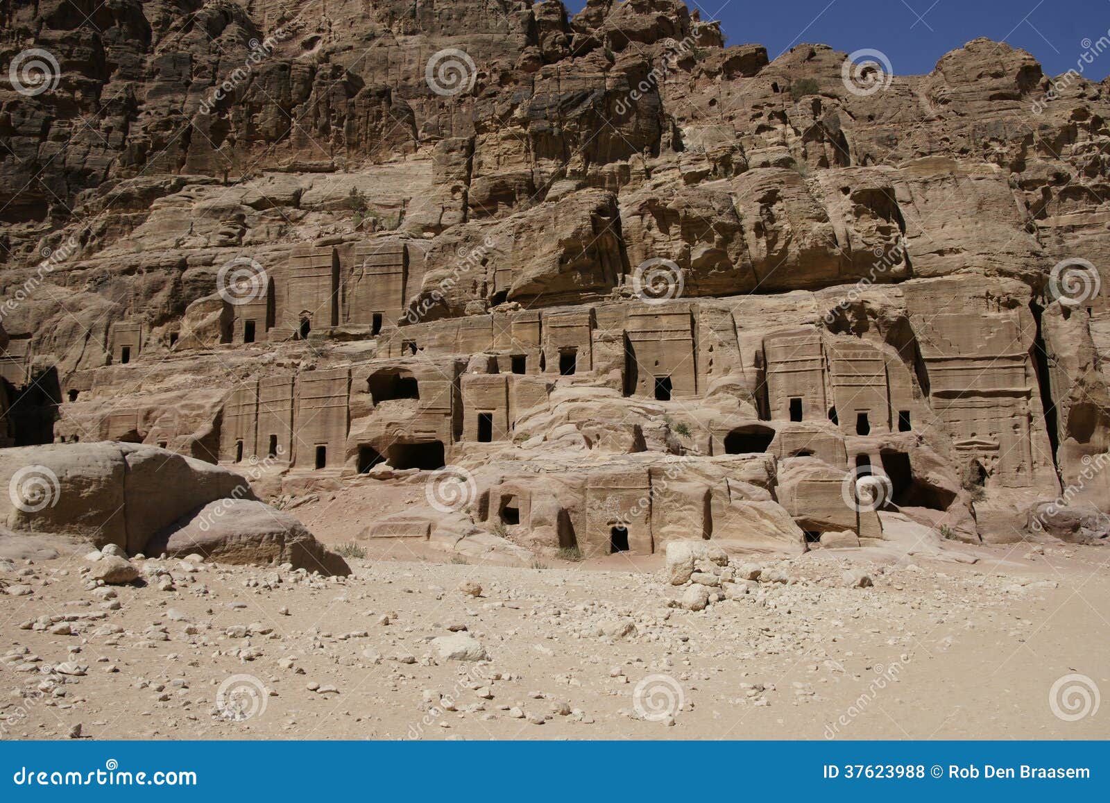 Overzicht van Petra stock foto. Image of aantrekkelijkheid - 37623988