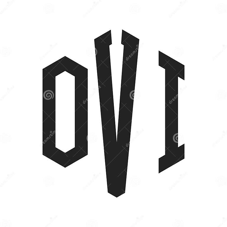 OVI Logo Design. Initial Letter OVI Monogram Logo Using Hexagon Shape ...