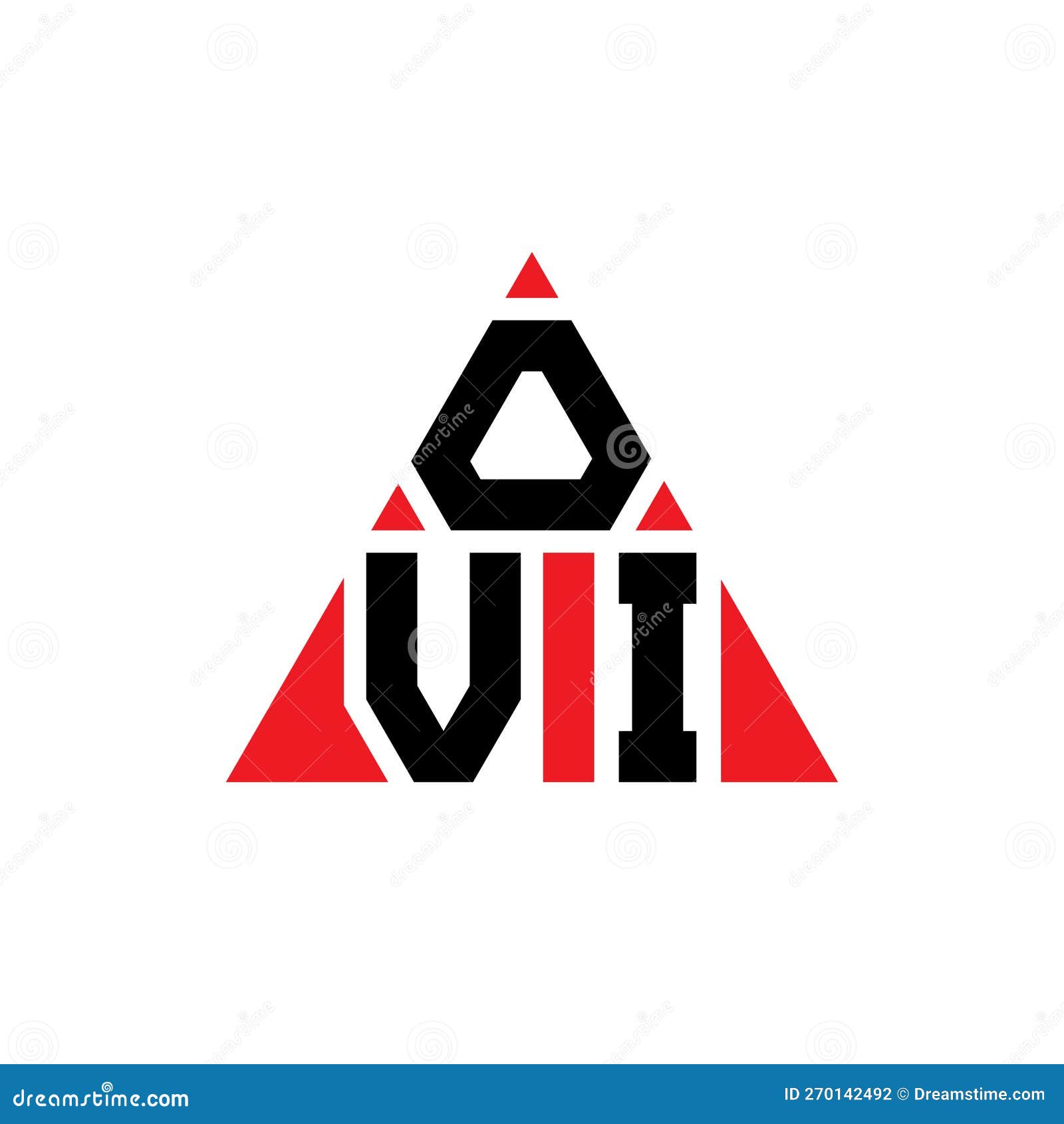 OVI Triangle Letter Logo Design with Triangle Shape. OVI Triangle Logo ...
