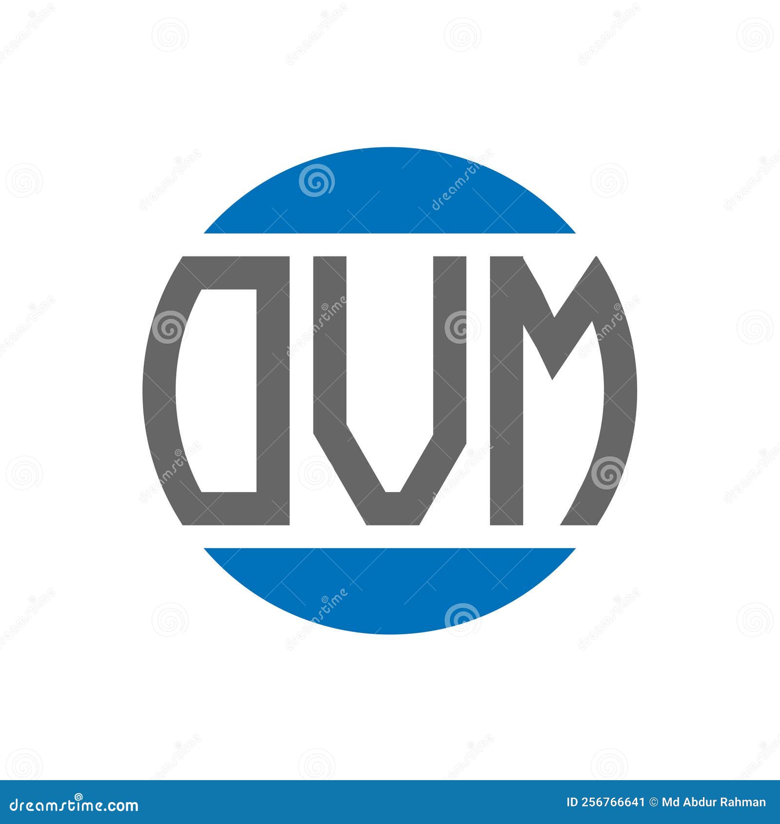 OVM Letter Logo Design on White Background. OVM Creative Initials ...