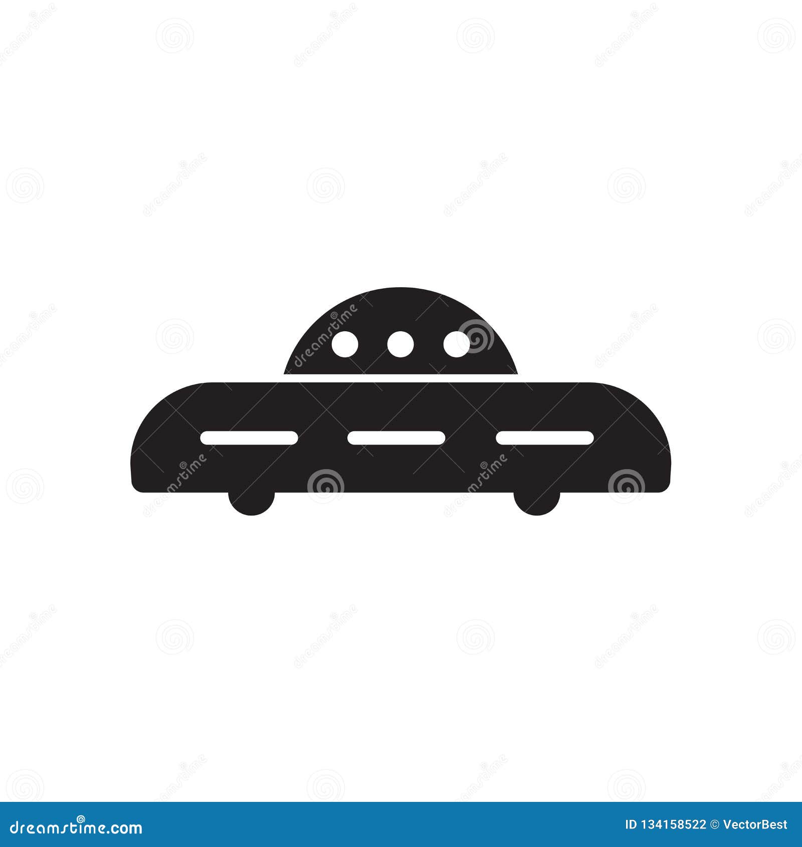 Ovni Military Transport Vector Icon On White Background. Flat Vector ... Ovni Military Transport Vector Icon On White Background. Flat Vector ...