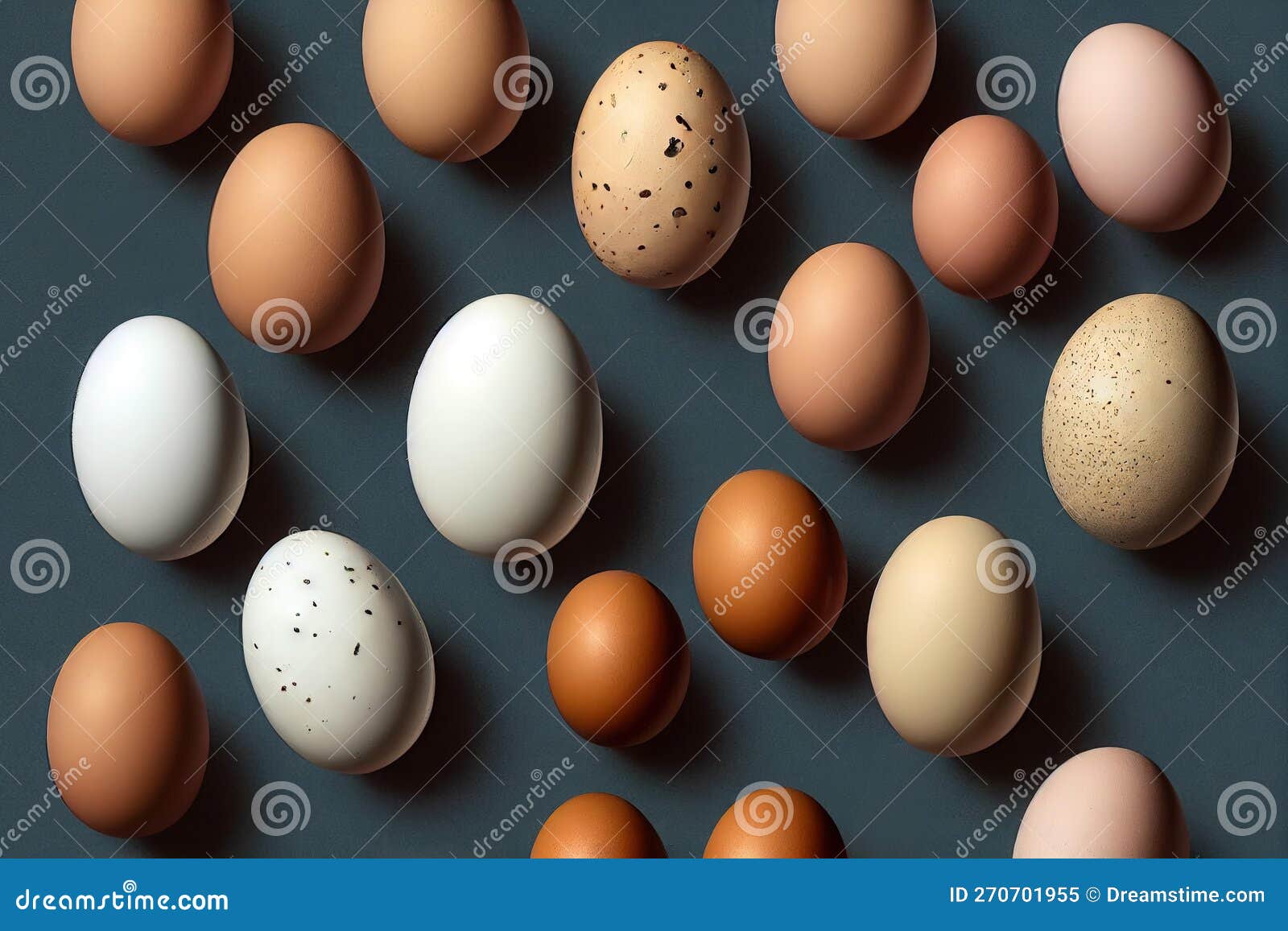 Ovos Brancos Sobre Fundo Cinzento E Galinha Que Eclode De Ovos ...