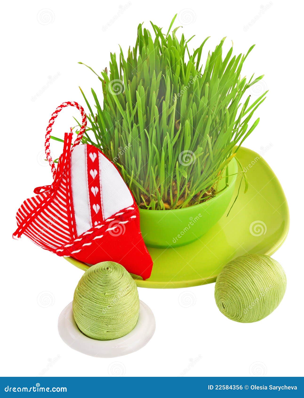 Ovos de Easter na grama foto de stock. Imagem de presente - 22584356