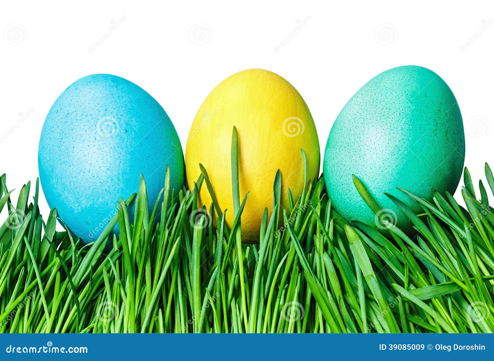 Ovos de Easter na grama imagem de stock. Imagem de prado - 39085009