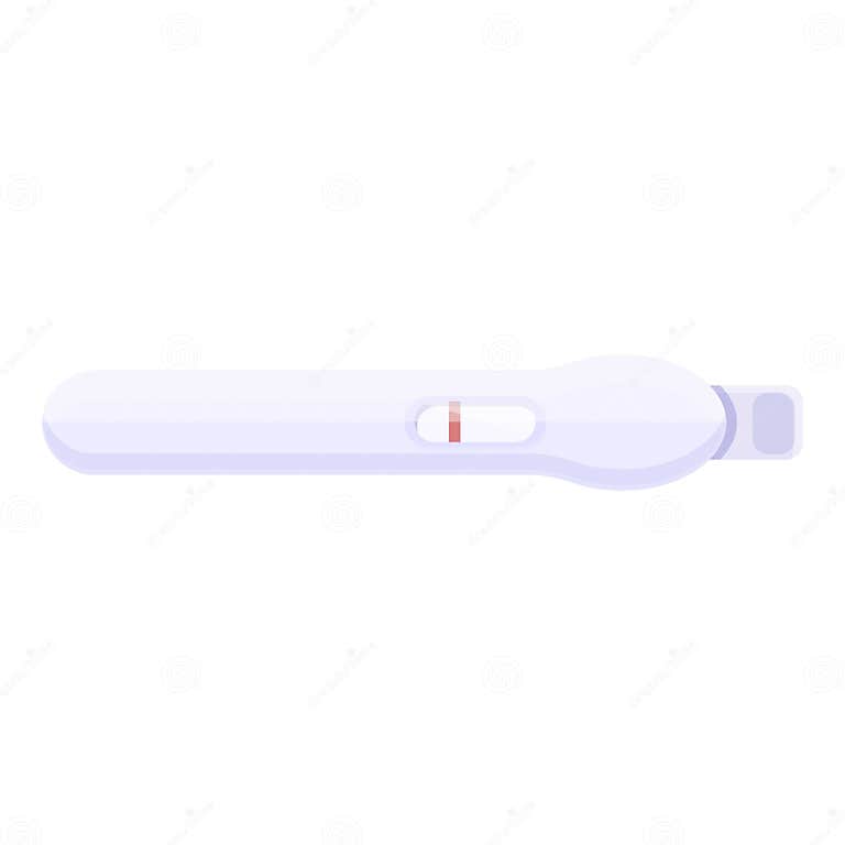 Ovulation Pregnant Test Icon Cartoon Vector Pregnancy Kit Stock Vector