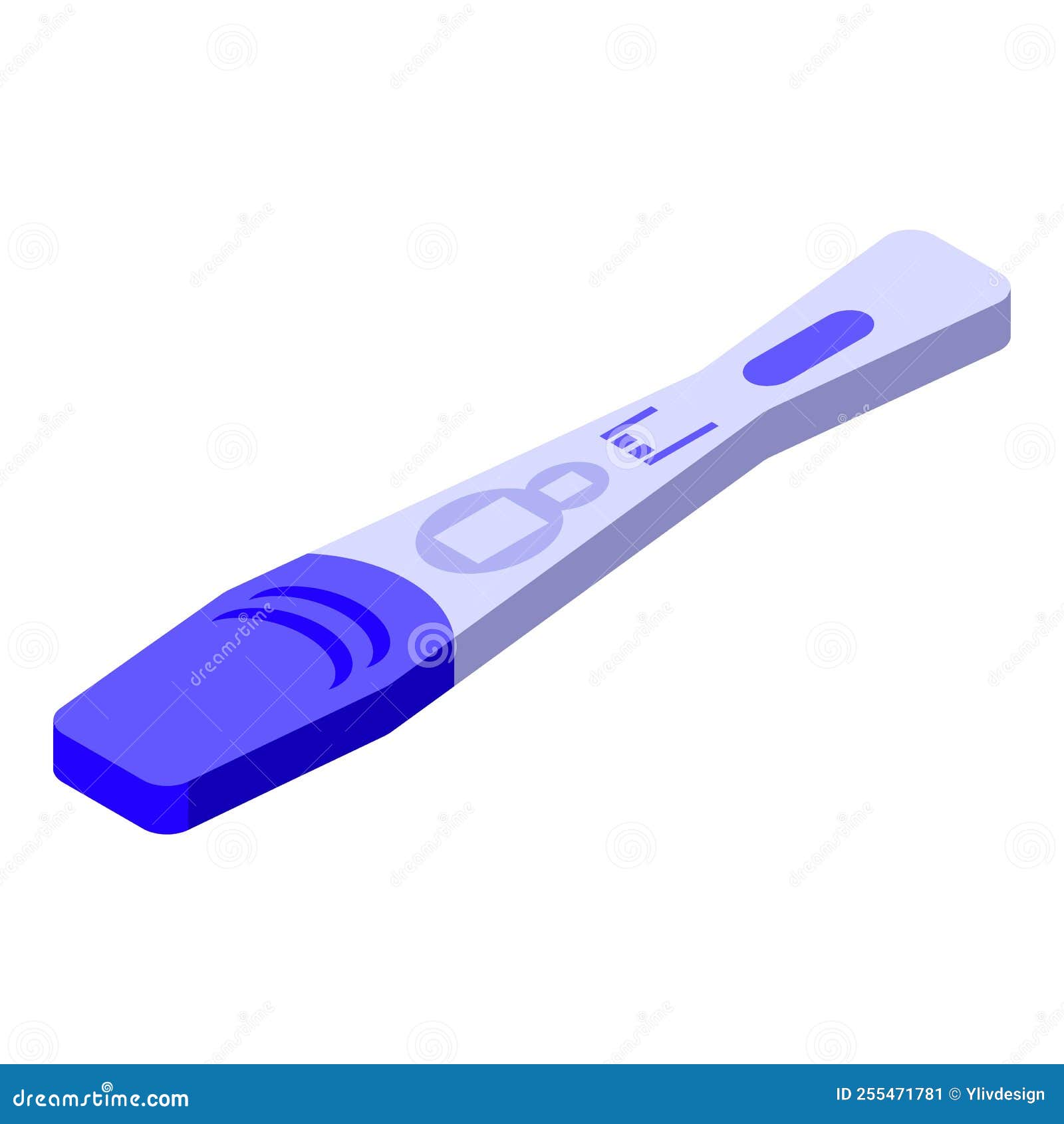 Ovulation Test Icon Isometric Vector. Urine Pregnancy Stock ...