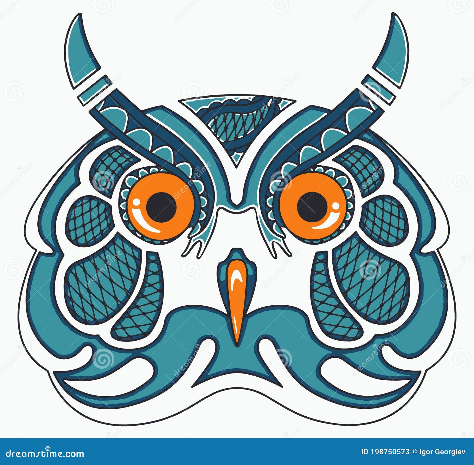 Native American Owl Tattoo