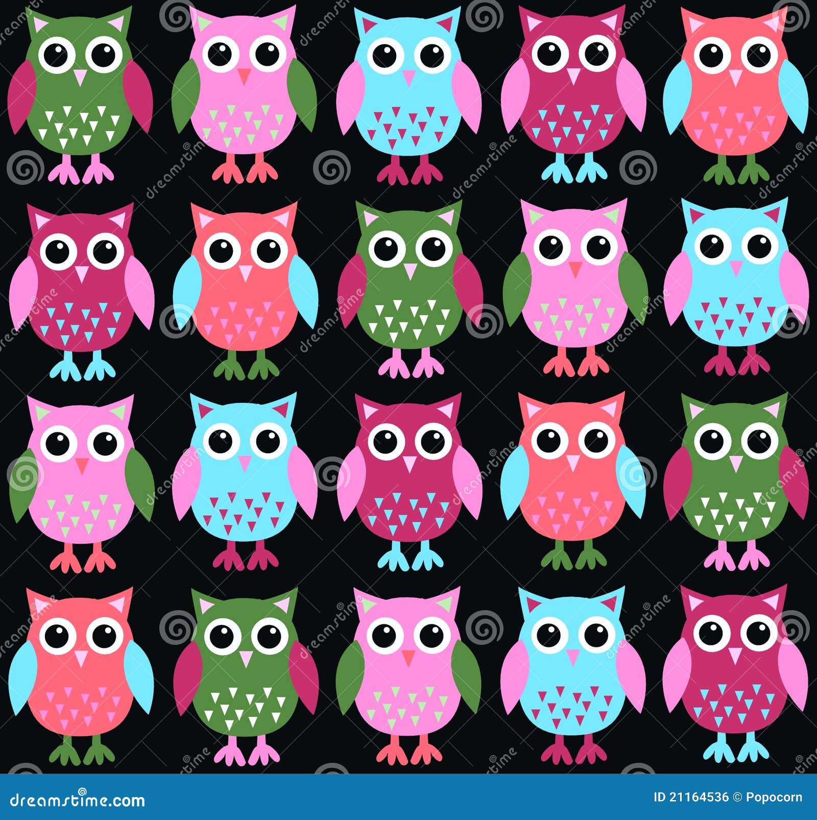 Owl background stock vector. Illustration of element - 21164536