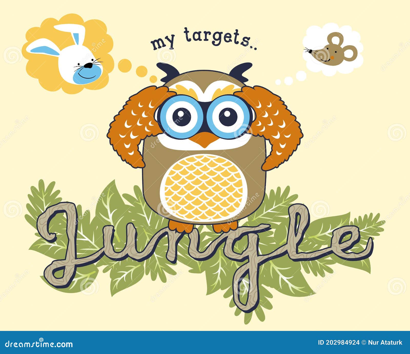 Cat Is Hunting The Mouse. Kitten. Flat, Cartoon, Vector | CartoonDealer ...