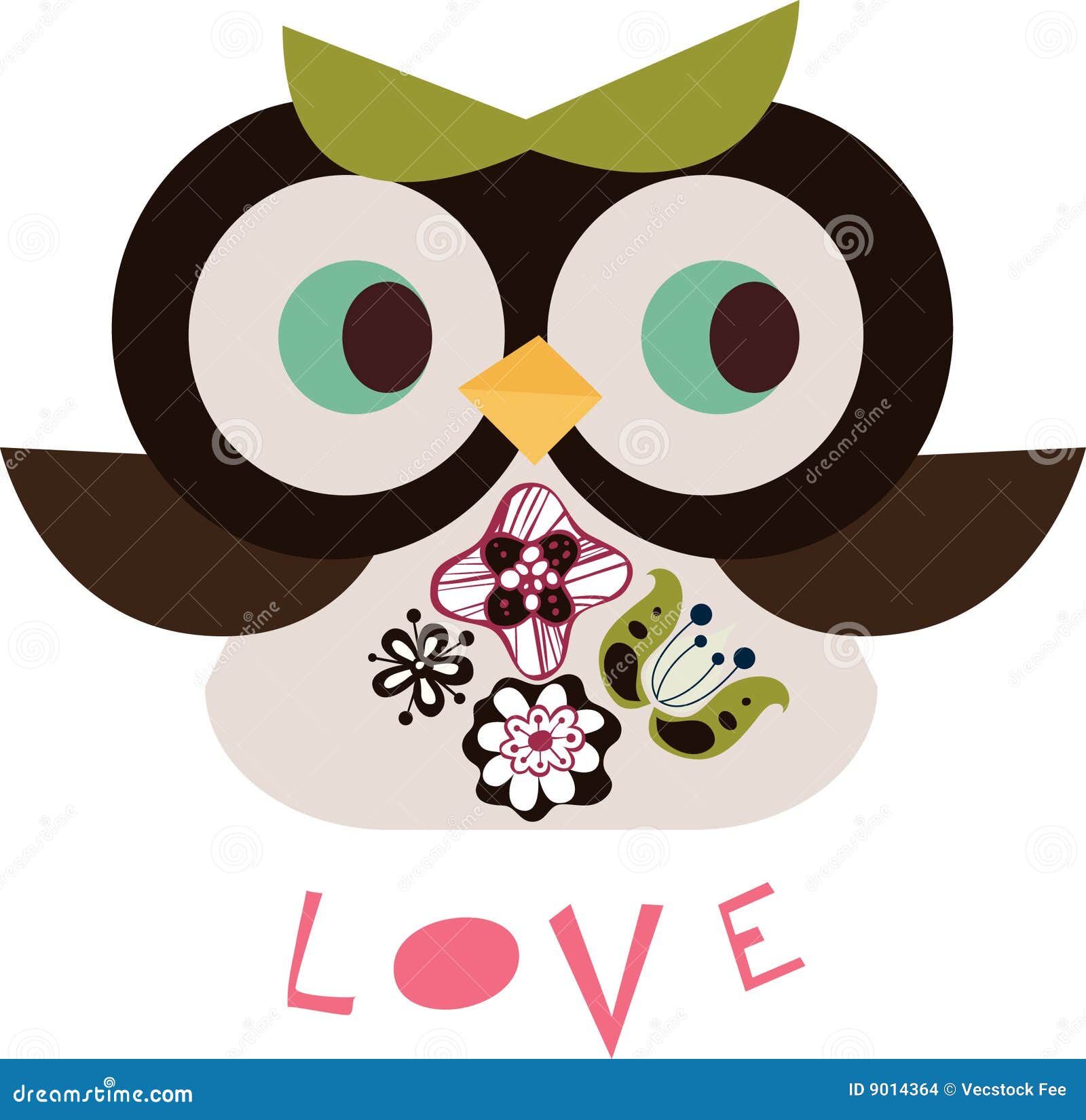 Owl character stock illustration. Illustration of design - 9014364