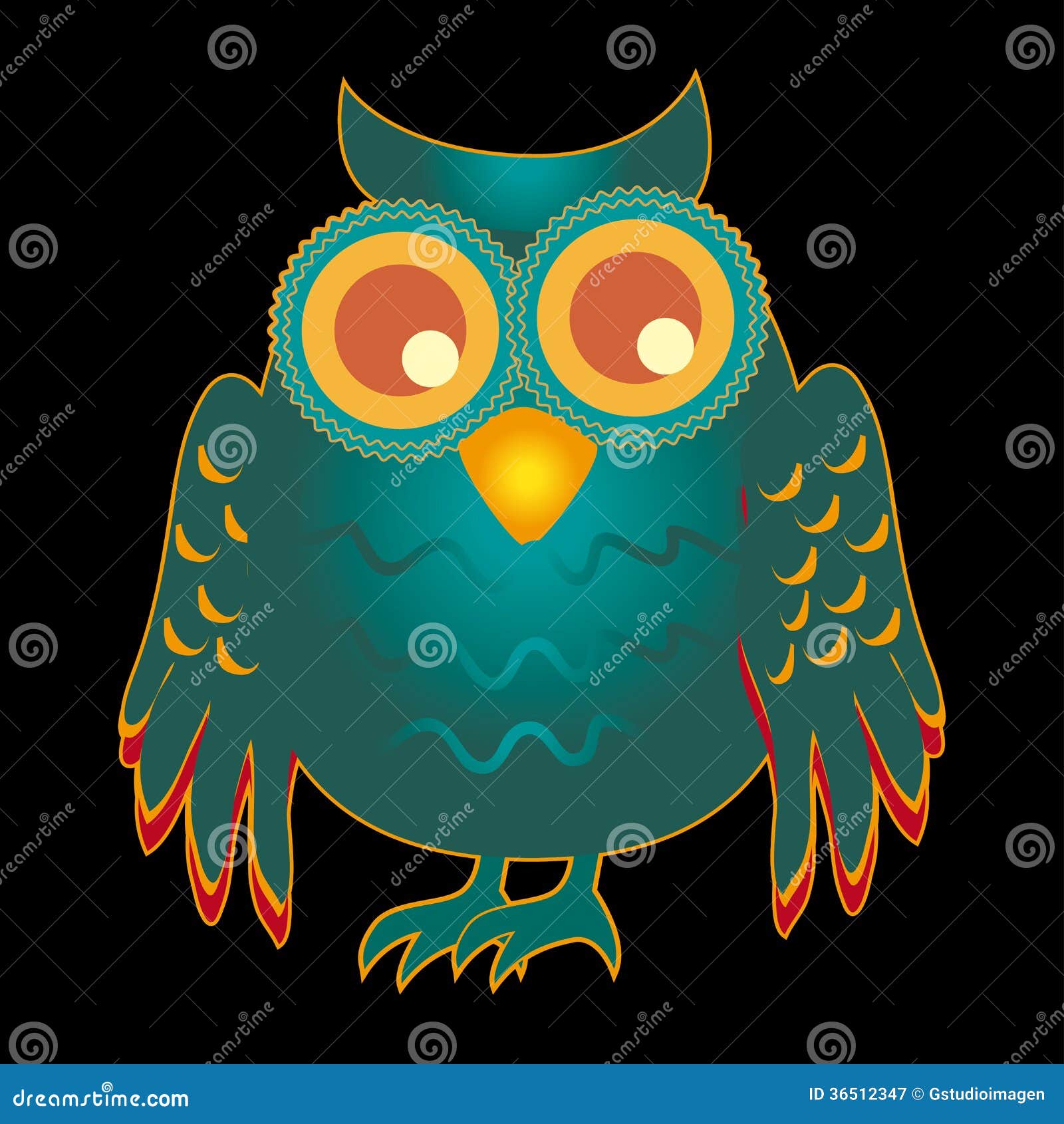 Owl design stock vector. Illustration of bird, humor - 36512347
