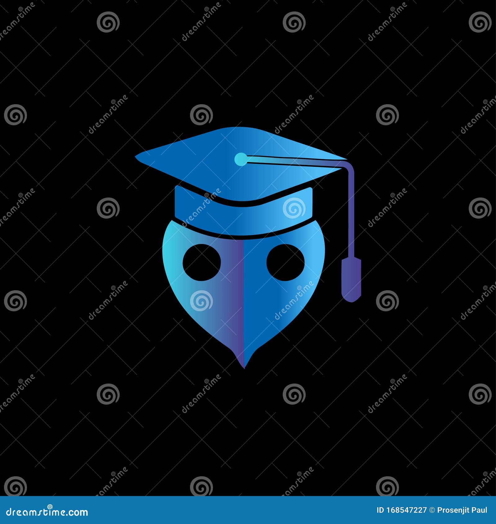 Owl Education Logo Vector Design Stock Vector - Illustration of animal ...