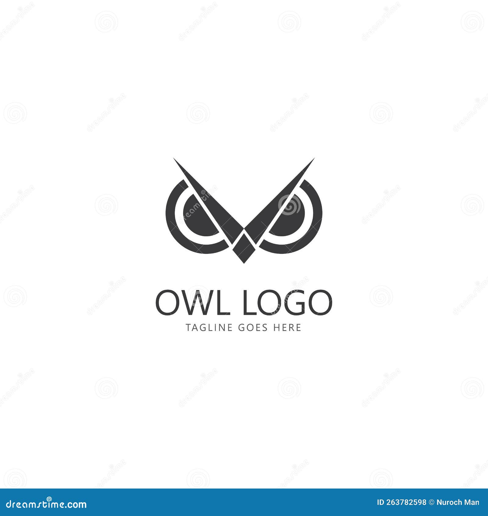 Owl Eye Logo Design Template. Stock Vector - Illustration of wisdom ...