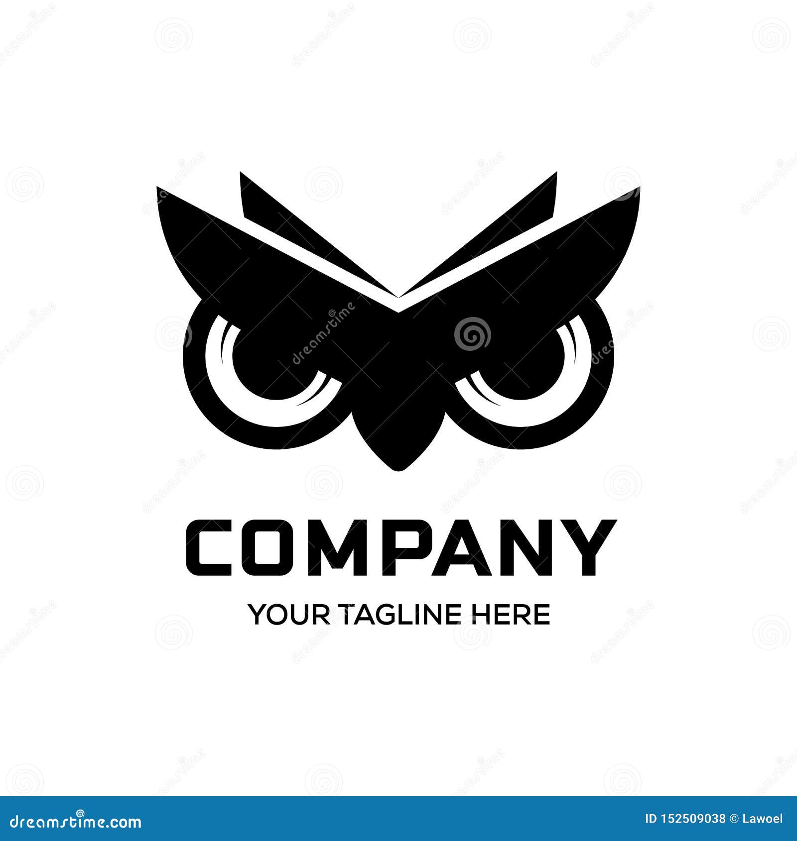 Owl Eyes Logo Vector Designs Stock Vector - Illustration of bird ...