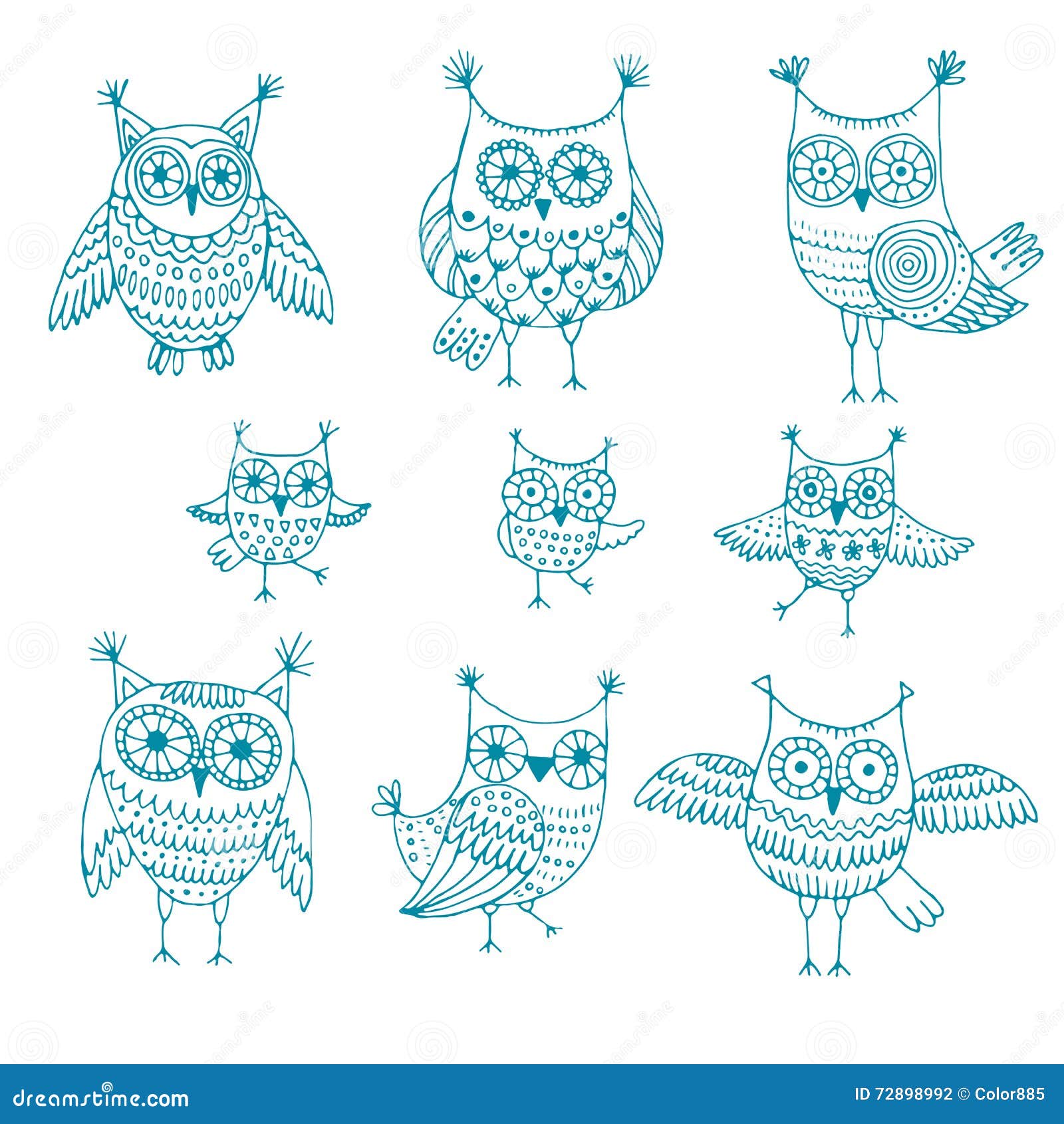 Owl graphic. Abstract stock vector. Illustration of adorable - 72898992
