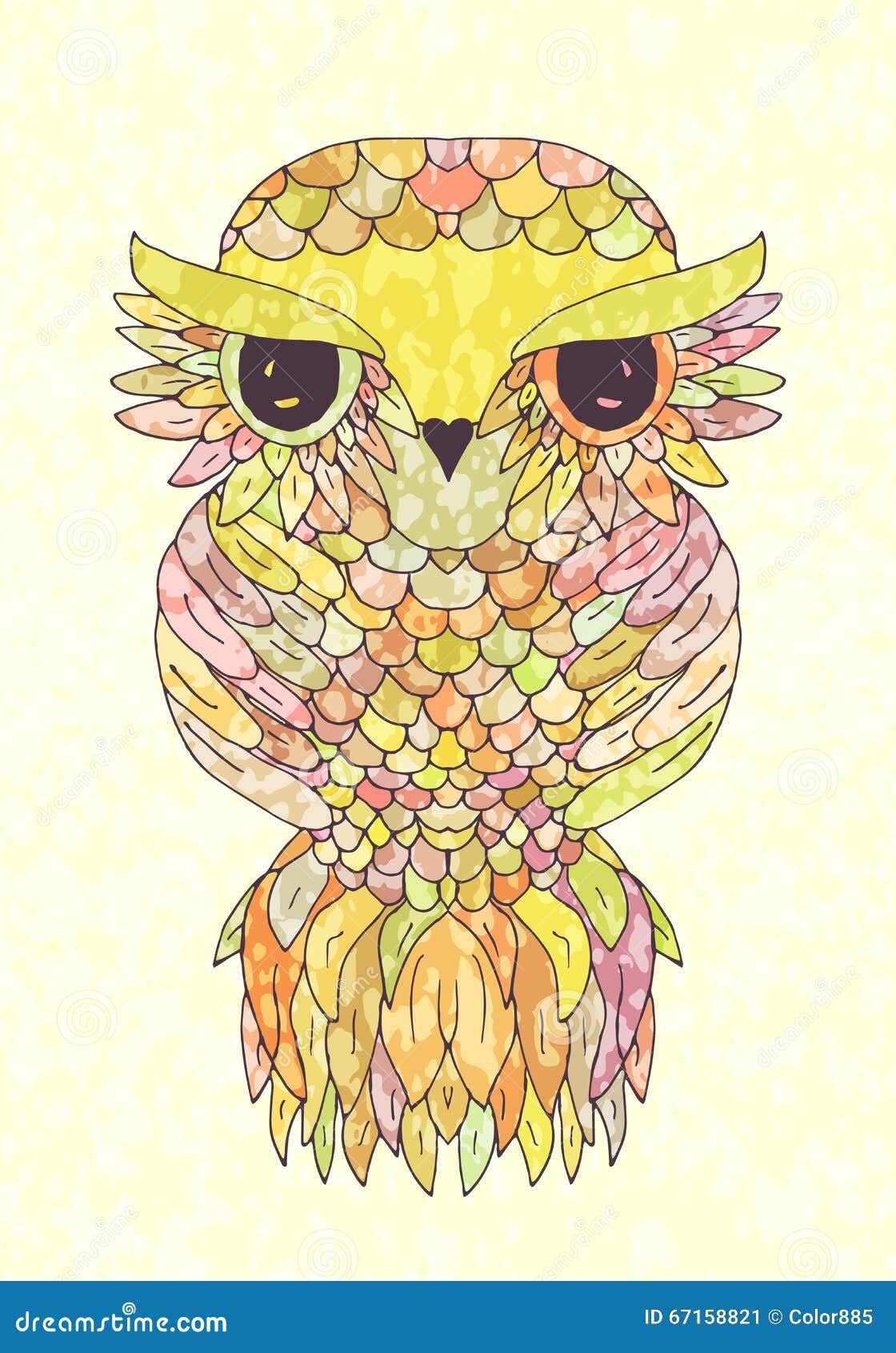 Owl graphic. Abstract stock vector. Illustration of creative - 67158821