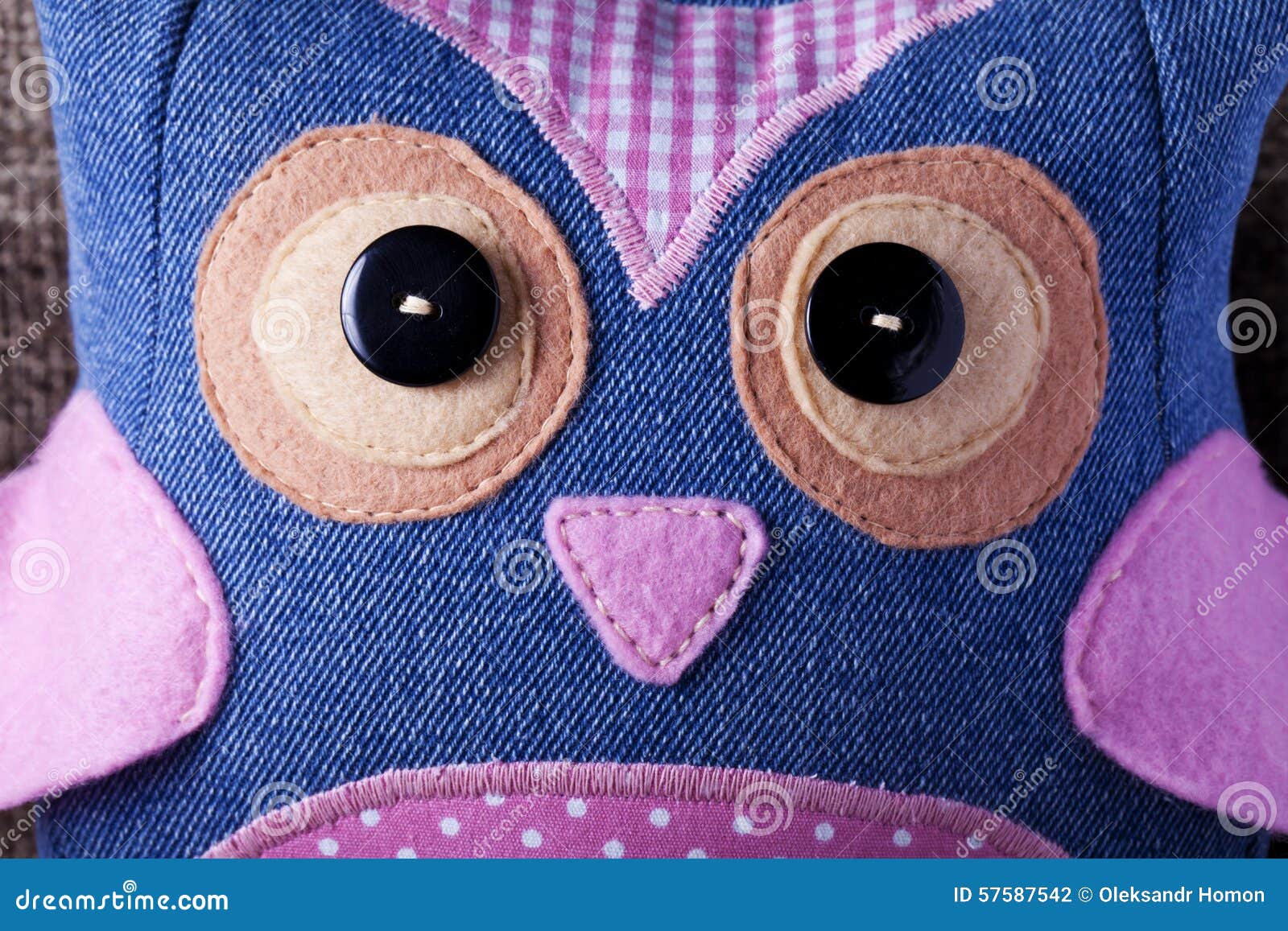 Owl handmade sewn stock photo. Image of marketplace, celebrations ...