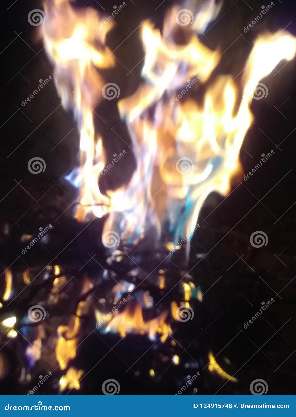 Fire demon dance stock photo. Image of fire, demon, head - 124915748