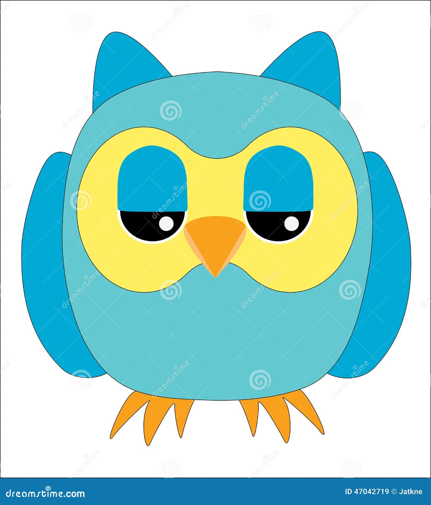 OWL ICON stock illustration. Illustration of animal, symbol - 47042719