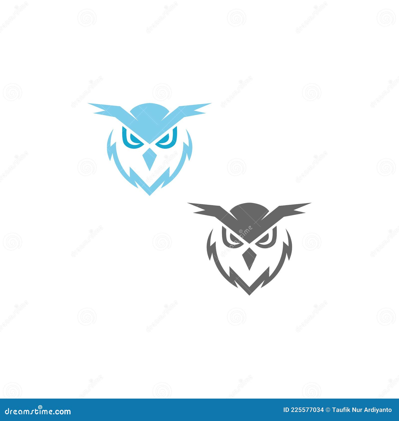 Owl Icon Logo Design Vector Template Stock Vector - Illustration of ...