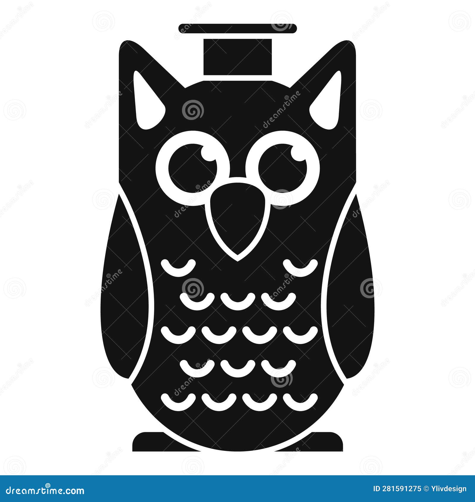 Owl Knowledge Icon Simple Vector. University College Stock Vector ...