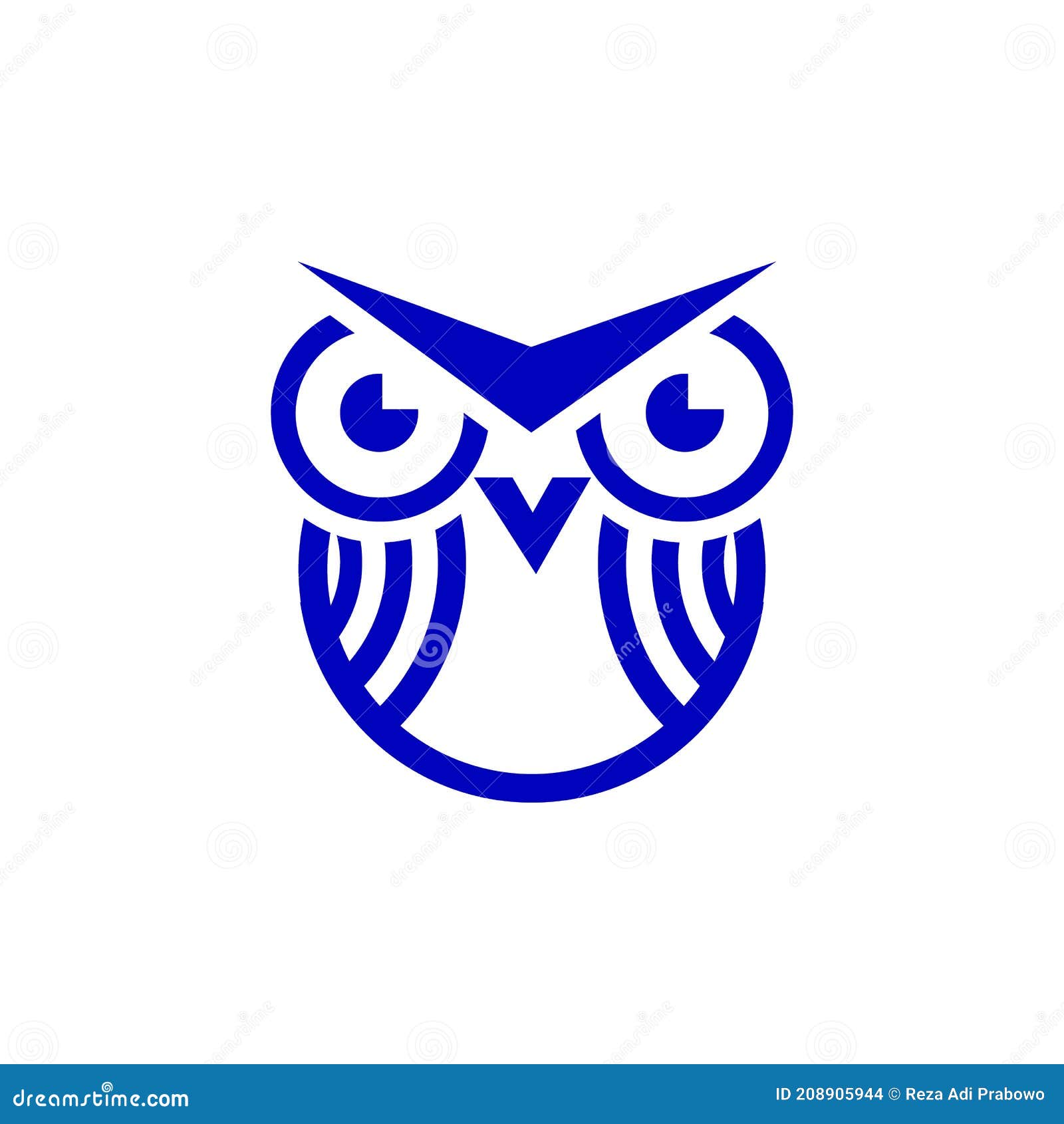 Owl logo and icon concept stock illustration. Illustration of head ...