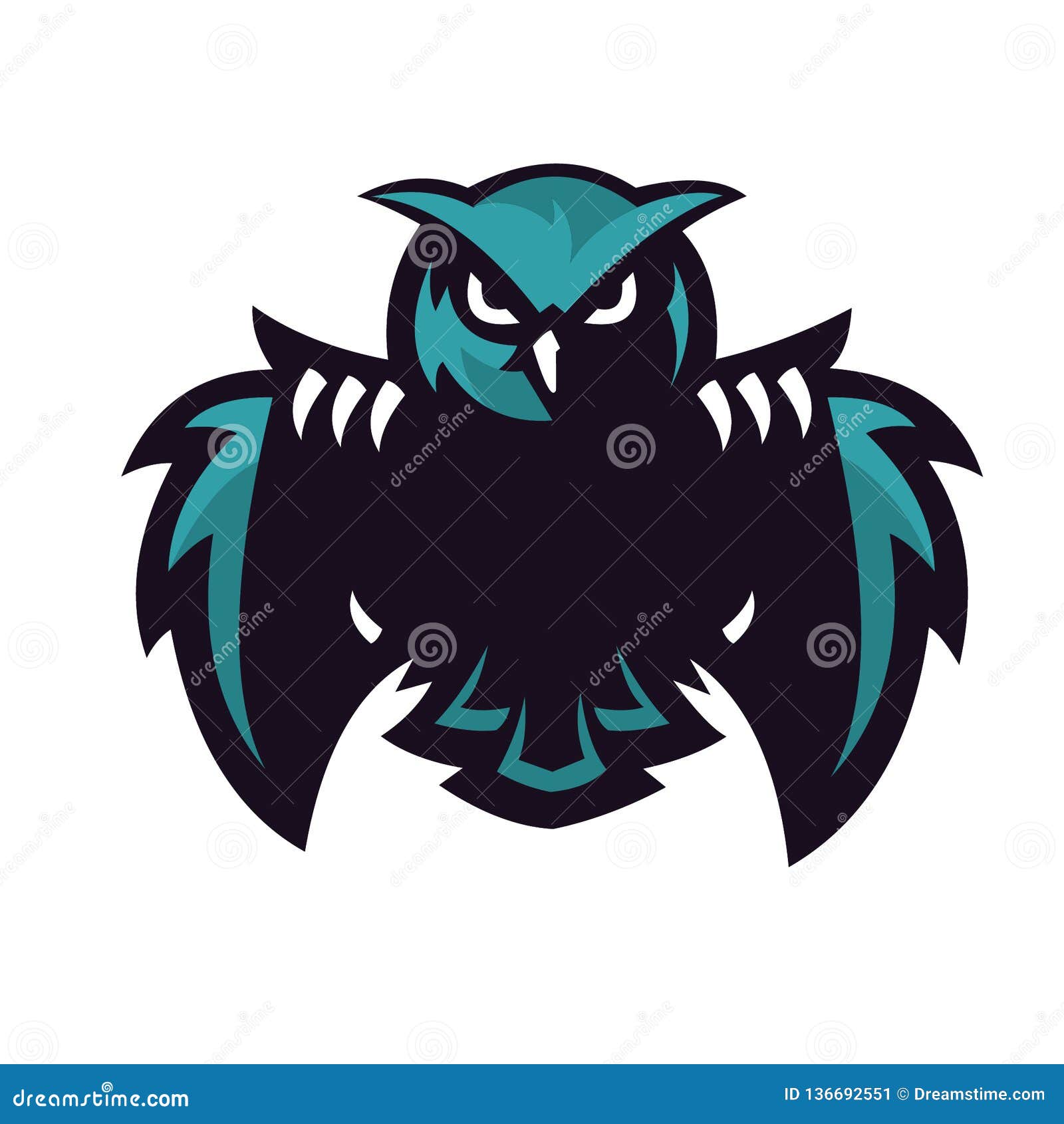 Owl logo sport design stock illustration. Illustration of character ...