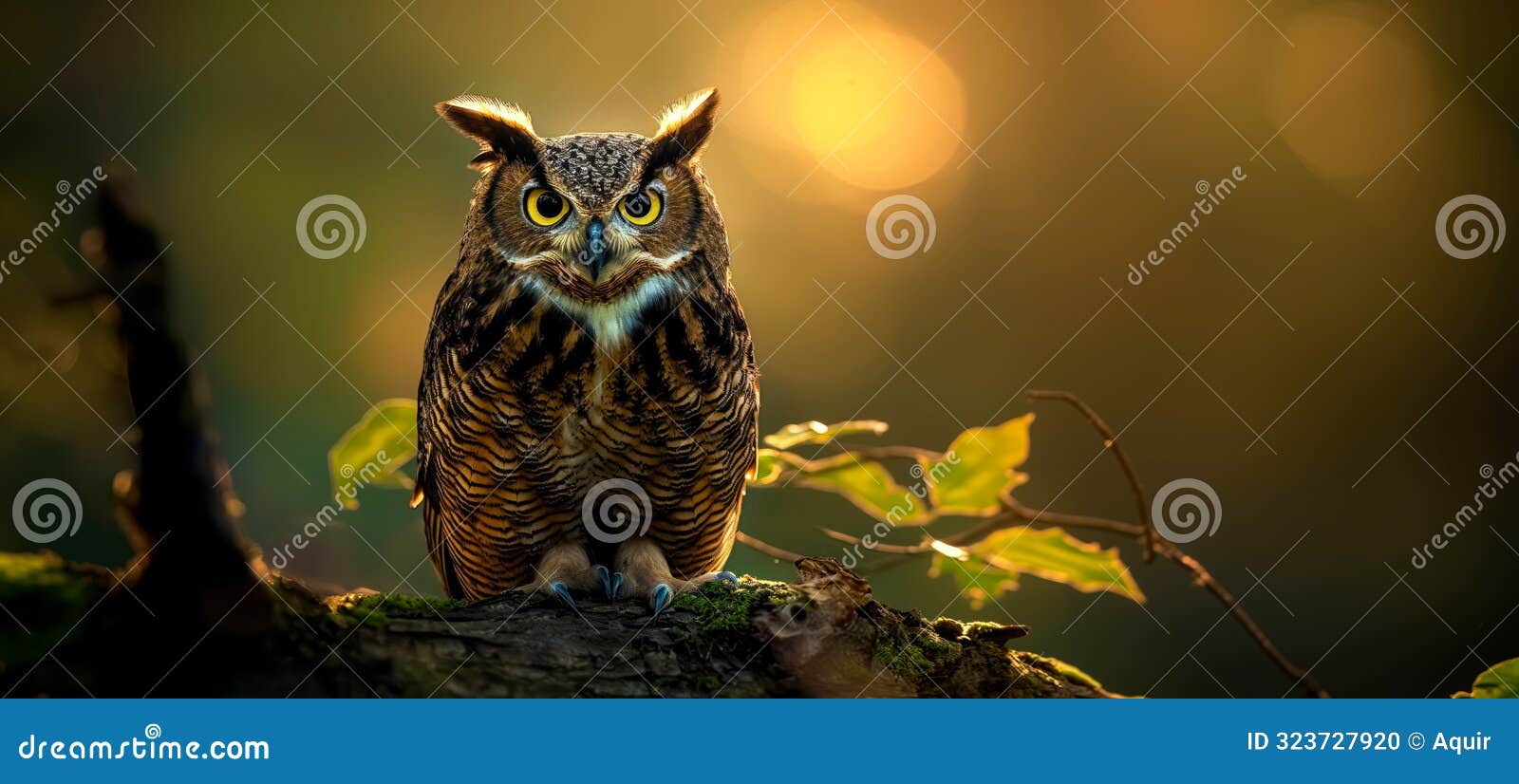 Owl wallpaper. Owl poster stock illustration. Illustration of wild ...
