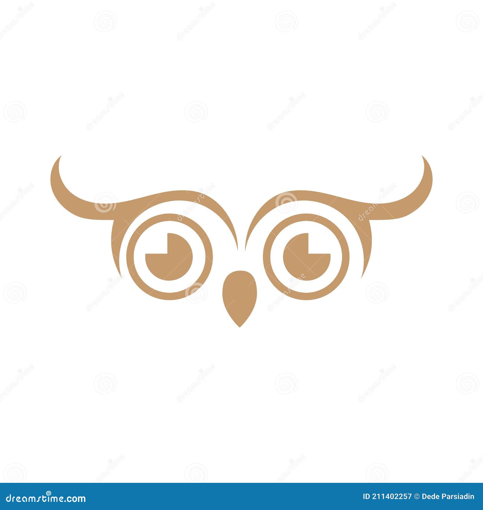Owl Simple Logo Vector Illustration Template Design Stock Vector ...