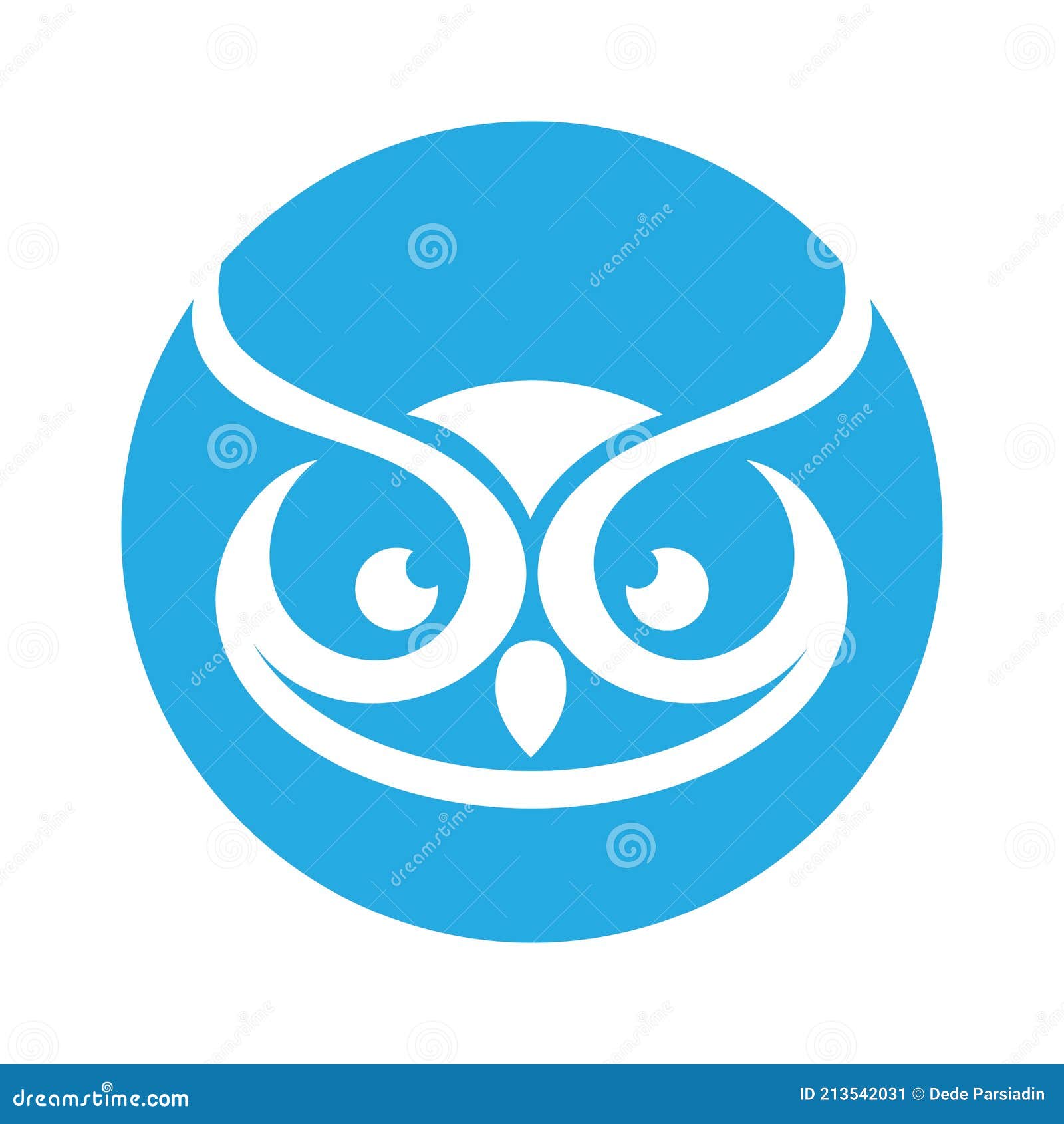 Owl Simple Logo Vector Illustration Template Design Stock Illustration ...