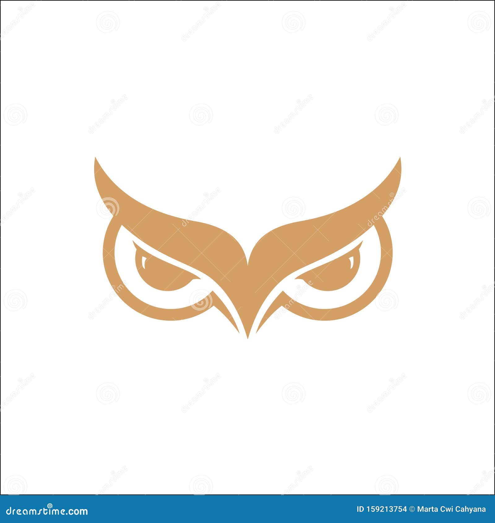 Owl Wisdom Vector Logo Design Template Vector,owl Eyes Stock Vector ...