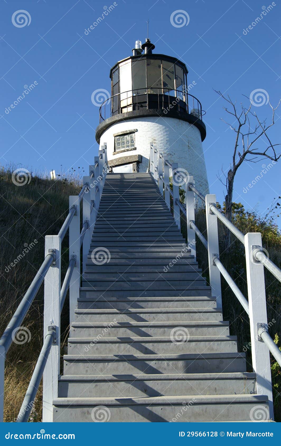 Owls Head Lighthouse stock photo. Image of steps, alert - 29566128