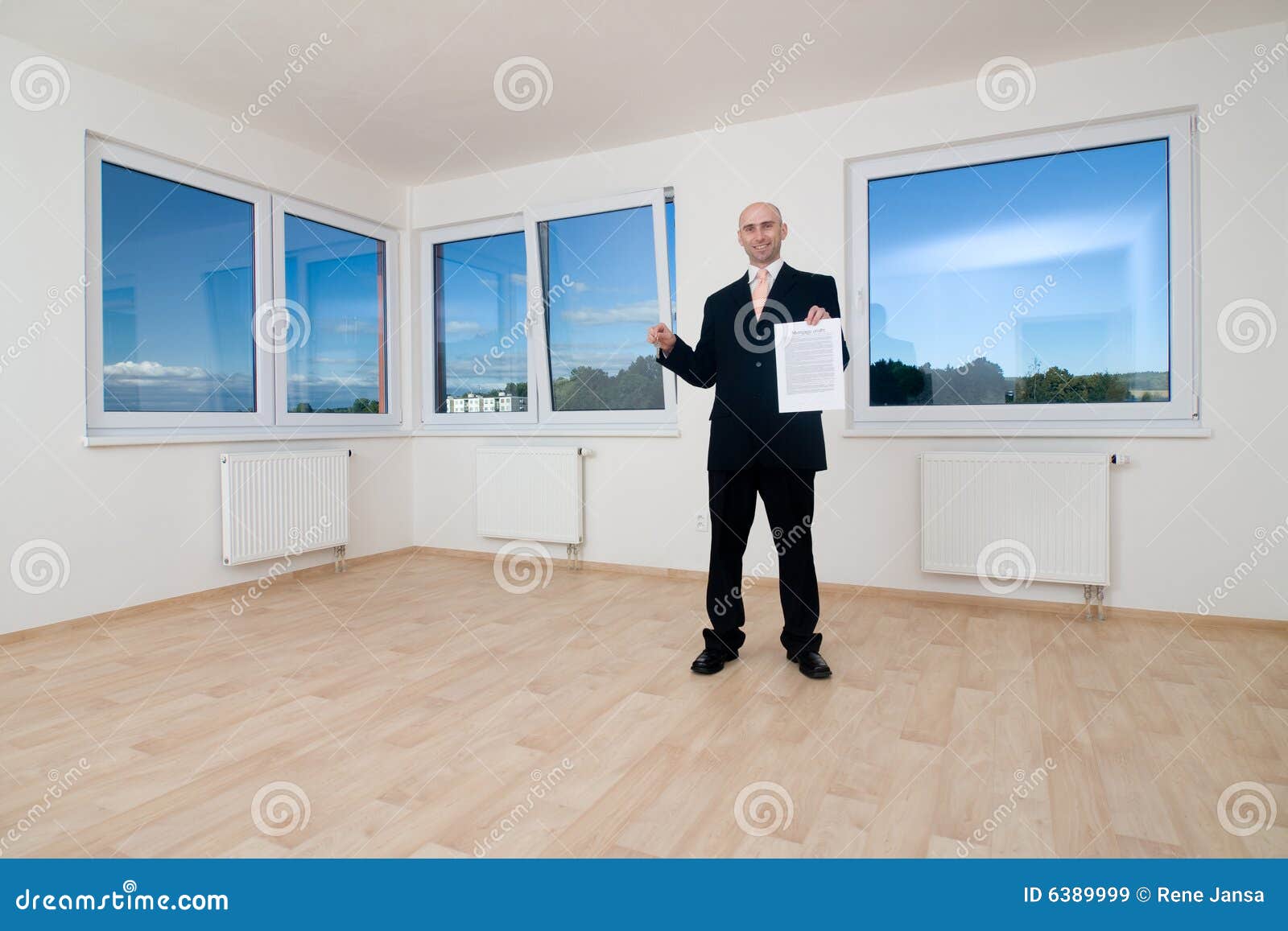 Owner of New House stock image. Image of buying, executive - 6389999