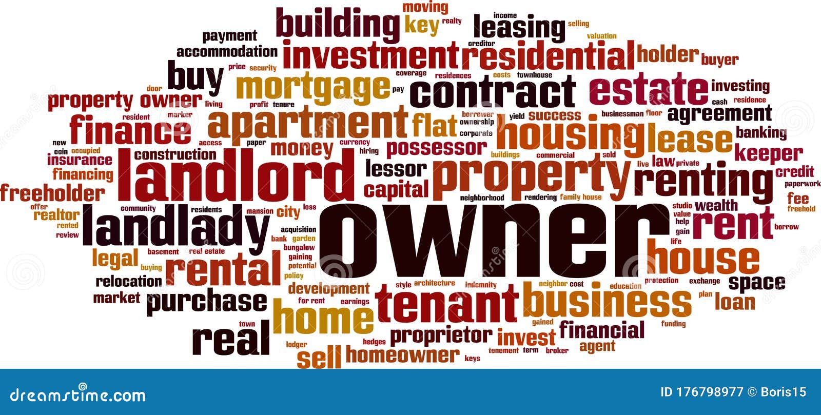 Owner Word 3d Gold Crown Home Property Control Royalty-Free Stock Photo ...