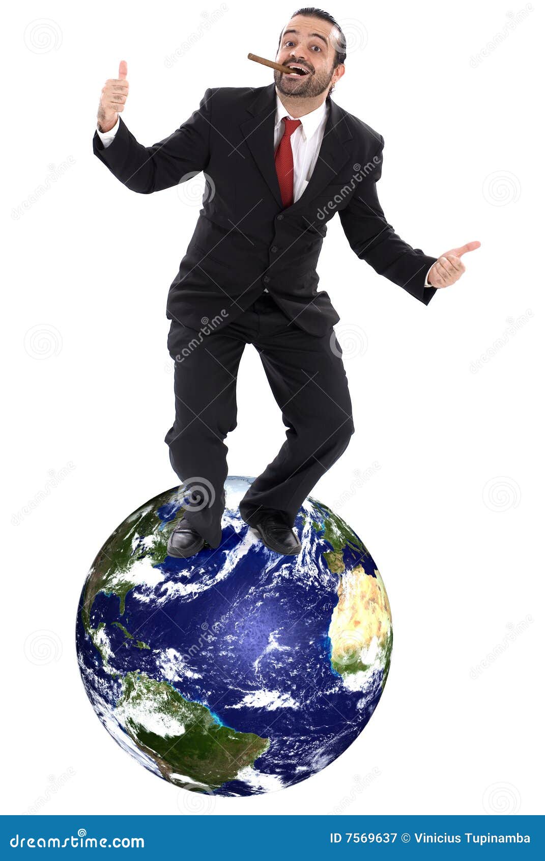 Owner of the world stock image. Image of modern, jumping - 7569637