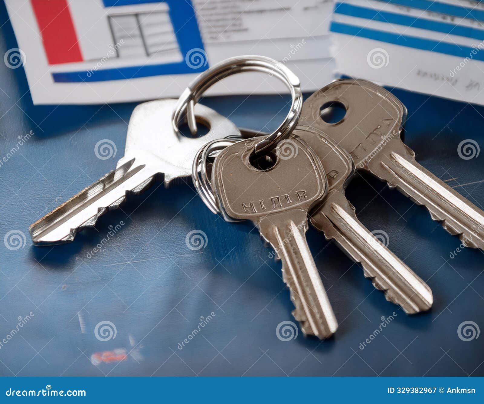Ownership and Control Featuring Elements Like Keys, Property Deeds, and ...