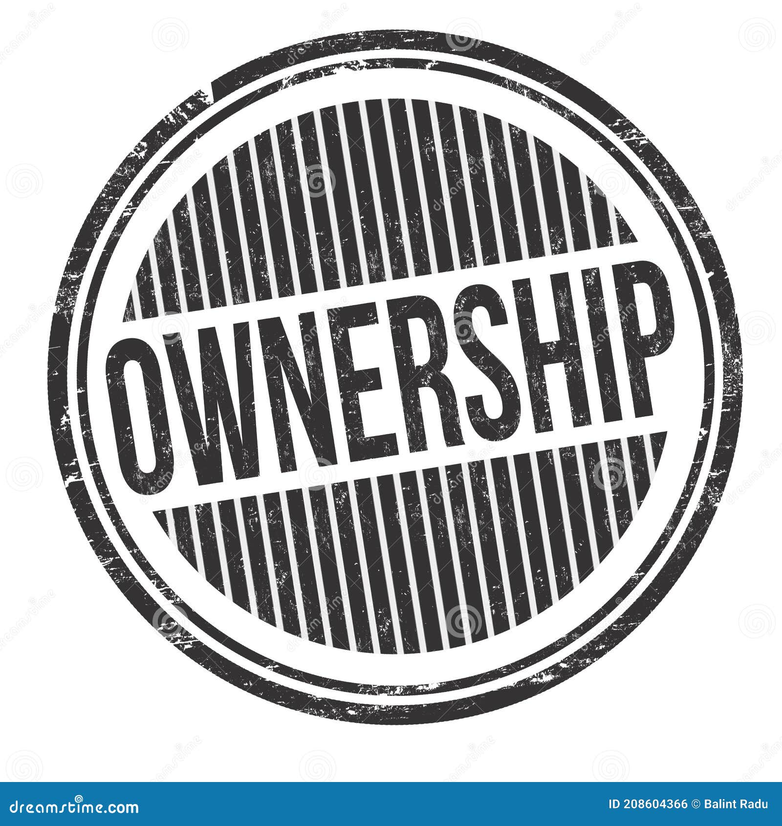 Ownership Grunge Rubber Stamp Stock Vector - Illustration of home ...