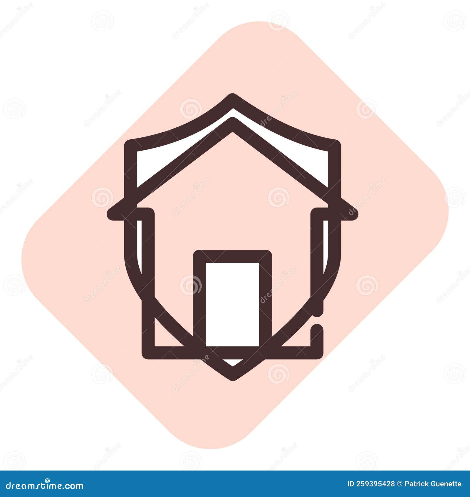 Ownership law, icon stock vector. Illustration of ownership - 259395428