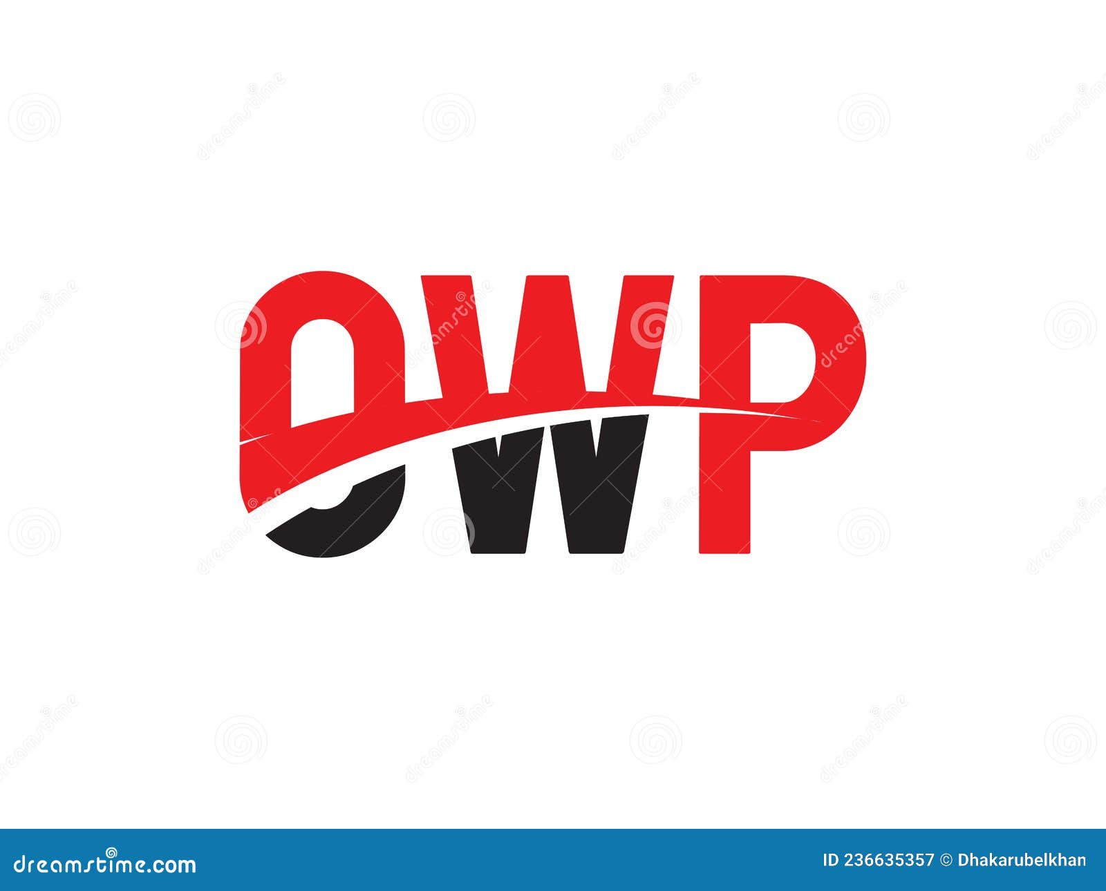 OWP Letter Initial Logo Design Vector Illustration Stock Vector ...